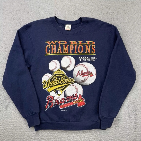 Tops | Vintage Mlb Atlanta Braves Champions 1995 Tee Shirt Vintage 1995 ...